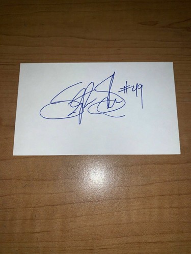 STEPHEN SPACH - FSU FOOTBALL - AUTHENTIC AUTOGRAPH SIGNED INDEX -B2488 ...