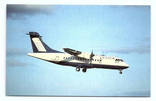 Aerospatiale Aeritalia ATR 42-300 C-FIQN MSN 118 Intair Canada Vintage ...