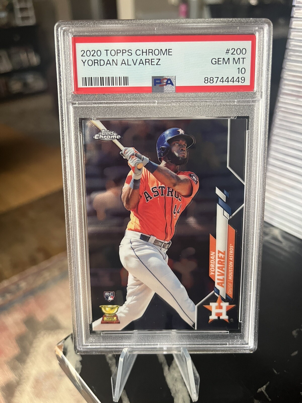 Yordan Alvarez 2020 Topps Chrome #200 Base PSA 10 Price Guide - Sports ...