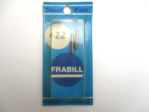 Frabill Cosom Shear Pin 22 Sears/Elgin/Ted Williams 1.2 HP 1974-1975 | eBay
