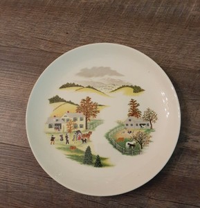 Grandma Moses Plate Indiana Decorative Collector Plates for sale | eBay