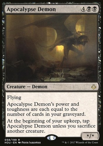 Magic the Gathering MTG Apocalypse Demon (58) Hour of Devastation LP | eBay