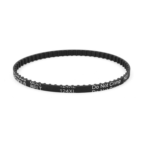 124XL 025 Timing Belt 62-Teeth 5.08mm Pitch 6.4mm Wide 314.96mm Black ...