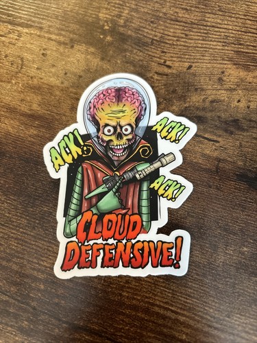 Cloud Defensive Ack Ack Mars Attacks Vinyl Sticker Decal Shot Show 2024 ...
