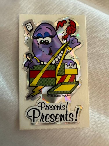 Vintage 1983 Kent Toys Presents Moodies Christmas Scrapbooking Sticker ...