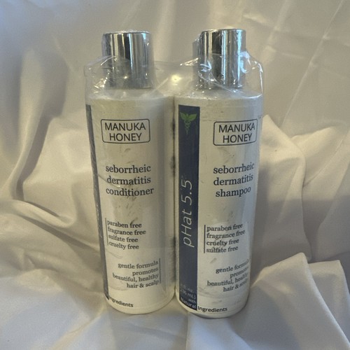 pHat 5.5 Makuna Honey Shampoo/Conditioner Seborrheic Dermatitis 8oz No ...