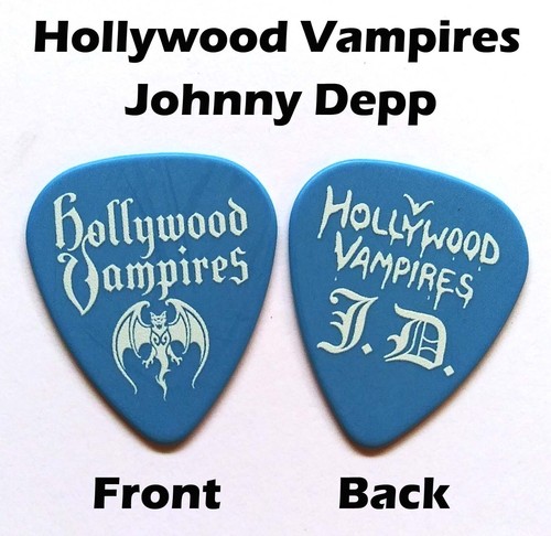 1 - Hollywood Vampires Johnny Depp signature guitar pick (WJ-2357) | eBay