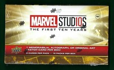 Upper Deck Marvel Studios First Ten Years Checklist, Details, Date, Boxes