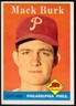 1958 Topps #278 Mack Burk NM | eBay