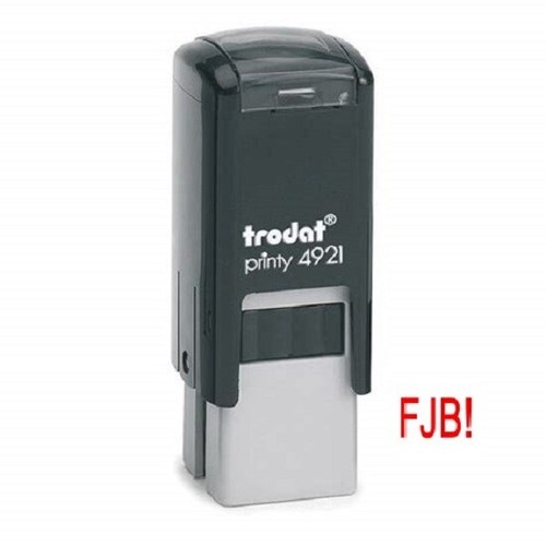 FJB! - Self-Inking 1/2" X 1/2" Stamp - Small stamp with big impression ...