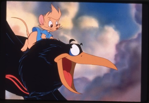 Secret of NIMH 2 Animation Mouse riding on bird Original 35mm ...