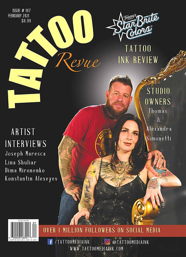 TATTOO REVUE Magazine Issue 187 THOMAS & ALEXANDRA SIMONETTI Cover ...