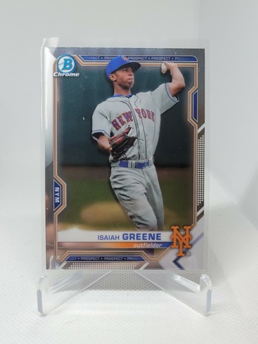 2021 Bowman Prospects Chrome #BCP-62 Isaiah Greene New York Mets B4C | eBay