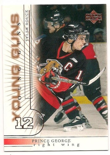 Tyler Bouck 00-01 Upper Deck 1 Young Guns Rookie Card SP | eBay