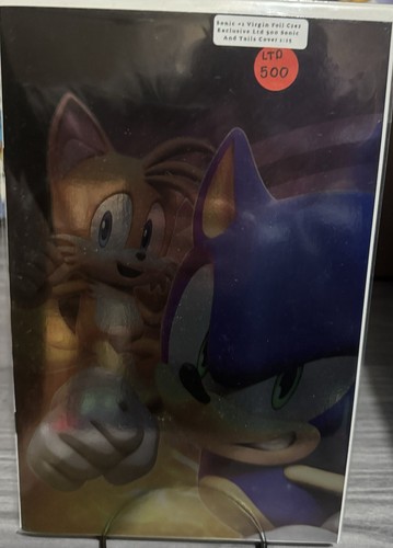 Sonic The Hedgehog #1 Stashhhloot C2E2 2024 Rafa Knight Foil Virgin IDW ...