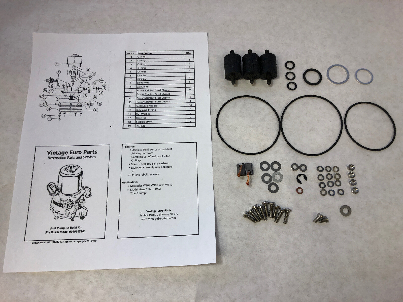 Genuine Mercedes entre depósito y bomba alimentación a través de Ojal ...
