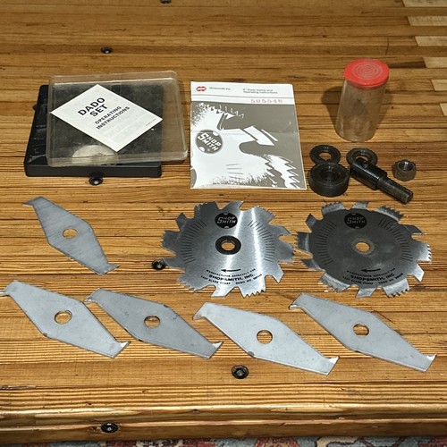 Shopsmith Mark V 500/510/520 6" Dado Set.#505548 With Dado Arbor ...