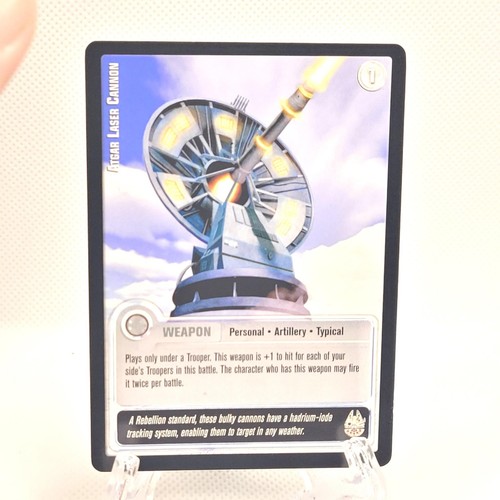 Star Wars TCG CCG Jedi Knights Atgar Laser Cannon 80 Uncommon Artillery ...