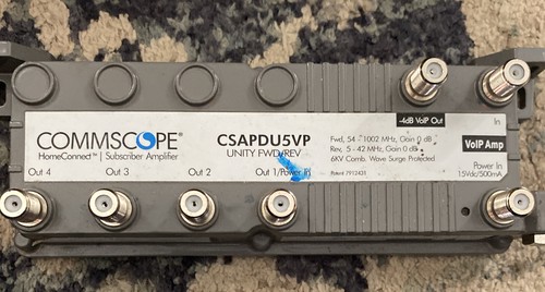 Commscope HomeConnect Subscriber Internet Signal Amplifier CSAPDU5VP | eBay