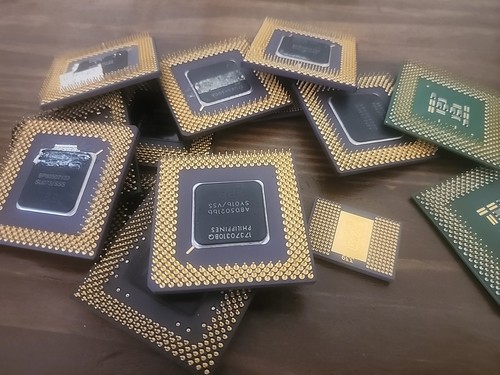 14 CPUs (mostly Intel Ceramic) with PINS for SCRAP GOLD 334 grams | eBay