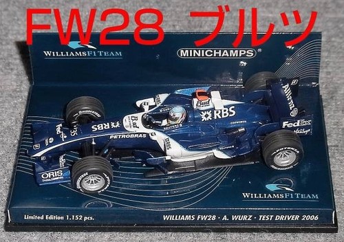 1/43 Williams Cosworth Fw28 Bullz 2006 William | eBay