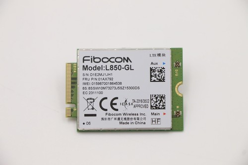 LENOVO ThinkPad X390 Yoga Wireless WAN ADAPTER, CMB, FBC, L850-GL ...