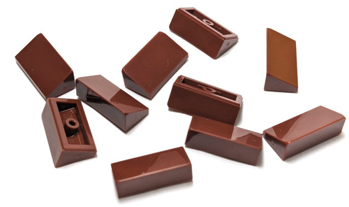 Lego - Lot of 10 - Brown, Slope 30° 1 x 2 x 2/3 | eBay