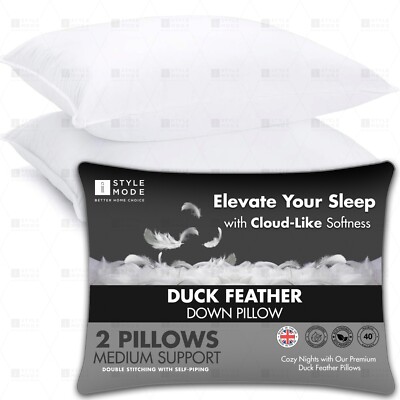 Duck Feather And Down Pillows for sale | eBay UK