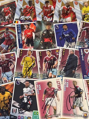 Signed Football Cards products for sale | eBay UK