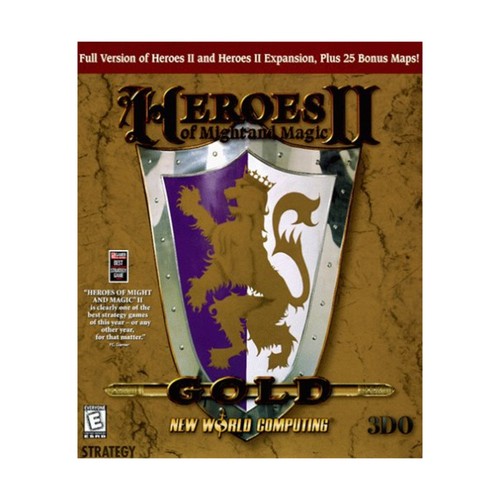3DO Computer Wargame Heroes of Might and Magic II - Gold Ed Fair/EX ...
