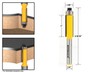 3/8" Diameter X 3/4" Height Straight Router Bit - 1/4" Shank - Yonico ...