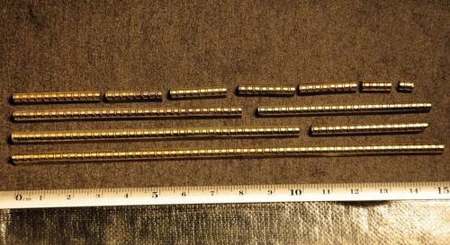 12 x lines frame bookbinding Brass Type Letterpress hot stamp line Art ...