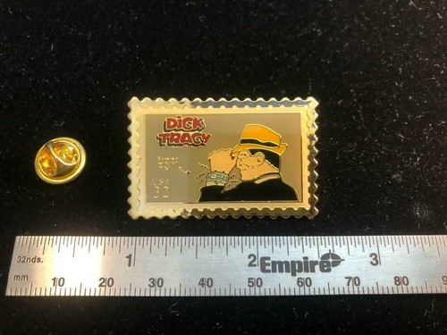 New Dick Tracy Vintage Collectable Stamp Lapel Pin Usa Usps 2 Way