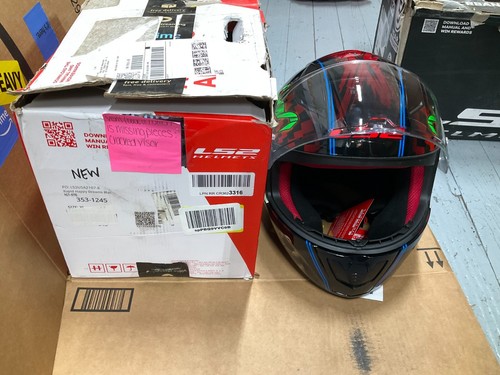 LS2 FF353 Rapid Happy Dreams Joker Motorcycle Helmet XL ( SCUFFS- READ ...