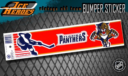 FLORIDA PANTHERS Vintage Bumper Sticker - Unused - NOS - NM | eBay
