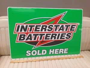 Interstate Battery Sign for sale | eBay