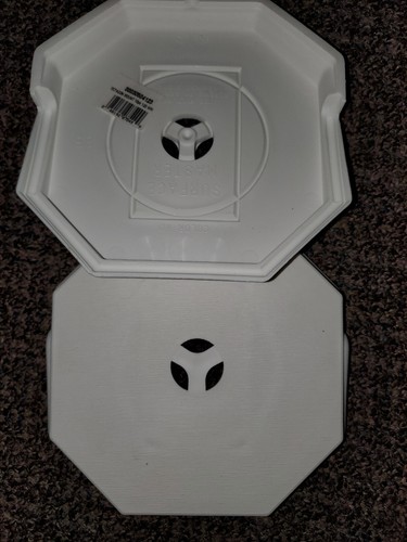 Siding Mounting Block Octagon for switch or hose bib 1/2" Lap white Lot ...
