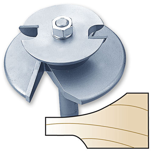 Whiteside 2-Wing Cove Raised Panel Bit with Back Cutter, 1/2 in. SH | eBay