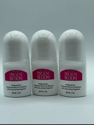 Zermat Present Bloom Deodorant Roll-On For Women 3.0 oz 3 Pcs | eBay