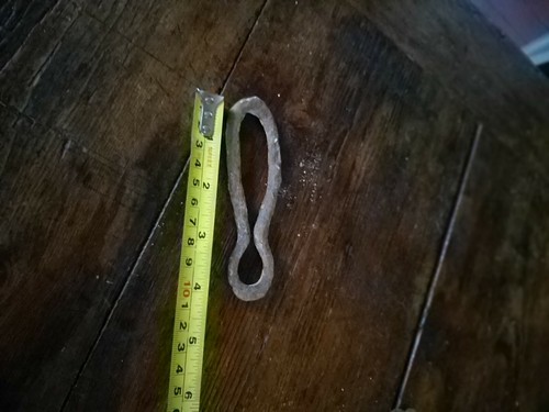 Early Wrought iron Hanging Loop Hook Extension | eBay
