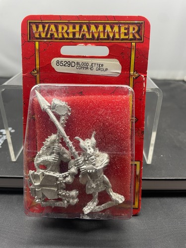 Warhammer - Daemons of Chaos - Bloodletter Command Group - Metal OOP | eBay