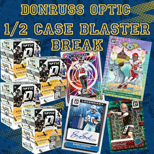 Green Bay Packers 2022 Donruss Optic Football 10-Blaster Box Live Break ...