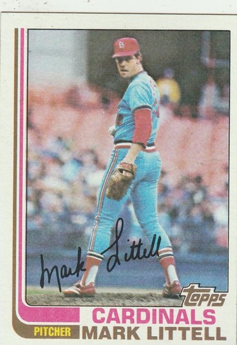 FREE SHIPPING-MINT-1982 Topps #56 Mark Littell Cardinals PLUS BONUS ...