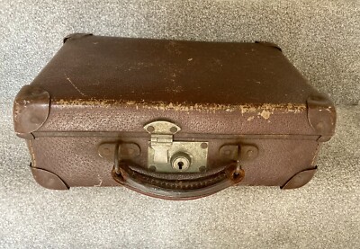 Antique Leather Suitcases products for sale | eBay