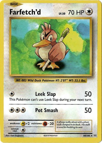 Farfetch'd 68/108 Pokemon TCG XY Evolutions Non Holo Rare | eBay