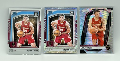 2024-25 Prizm Jaylon Tyson RC Pulsar Rookie #228 Cavaliers & Mojo Optic ...