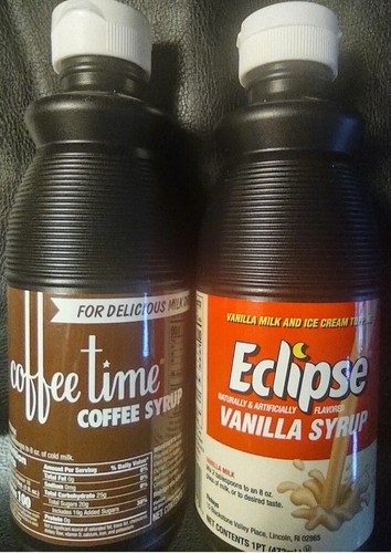 Coffee Syrup Sample Pack (1 Coffee Time Syrup, 1 Eclipse Vanilla Syrup ...