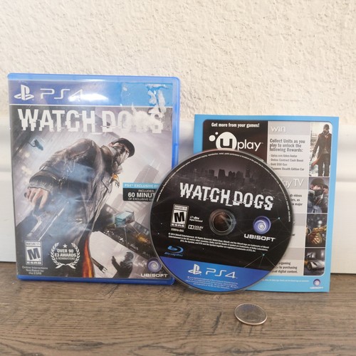 Sony Playstation 4 PS4 Watch Dogs Ubisoft 2014 Complete Action Game ...