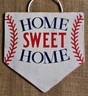 Distressed Rustic BASEBALL HOME PLATE SIGN Primitive Decor Wall Art ...