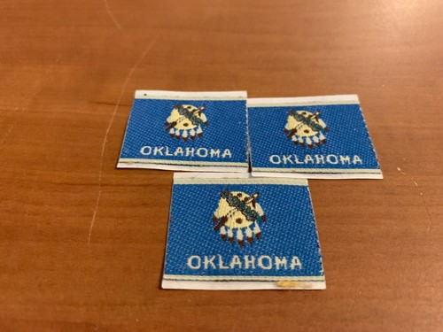 Three (3) Vintage Oklahoma Sticker Patches | eBay